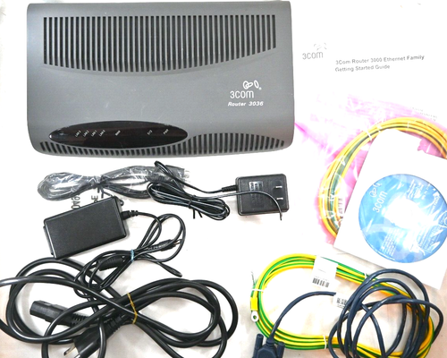 TESTED 3COM 3C13636 4-Port Wired Router System & Accessories | eBay