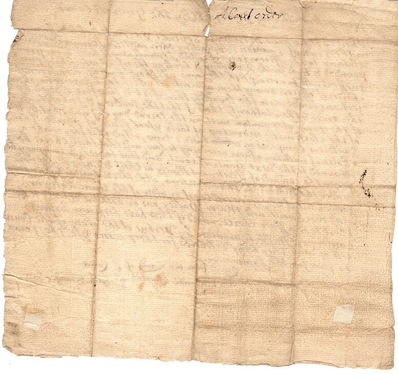 1690, New Plymouth, Mass.; Military orders to chose officers, Samuel ...
