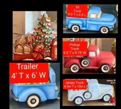 Clay Magic Xmas Insert & 3 Different Trucks To Pick From Unpainted ...