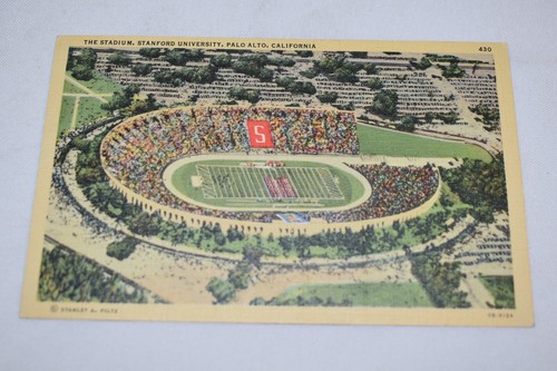 The Stadium Stanford University Palo Alto California Postcard Stanley A ...