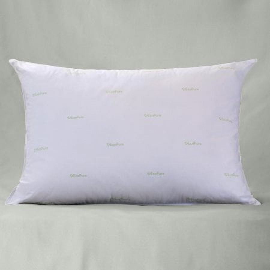 EcoPure Cotton Jumbo Garnetted Pillow with Recycled Poly Fill, White ...