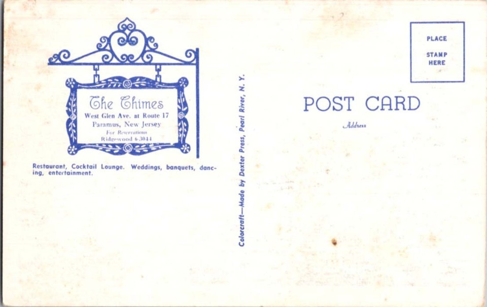 Paramus New Jersey NJ : RESTAURANT SCENE n/15 BC5279 | eBay