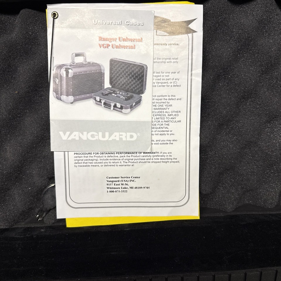 Vanguard Ranger VGP Universal Locking Aluminum Hard Travel Tool Gun ...