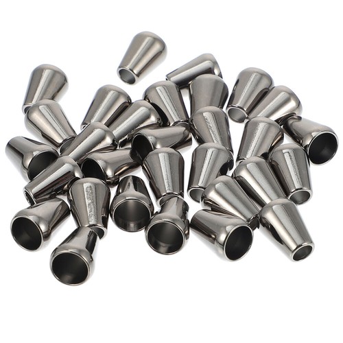 30 Pcs Metal Bell Buckle Sweatshirt Drawstring Cord Locks Ends ...