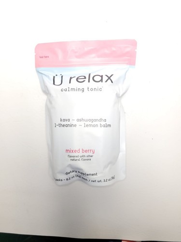 U Relax Calming Co - 15 Packets MIXED BERRY Flavor, Brand New pack of 2 ...
