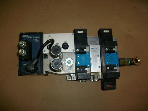 Festo Profibus Pneumatic Solenoid Valve Stack IFB13-30 VIGP-04-FB-D-1 ...