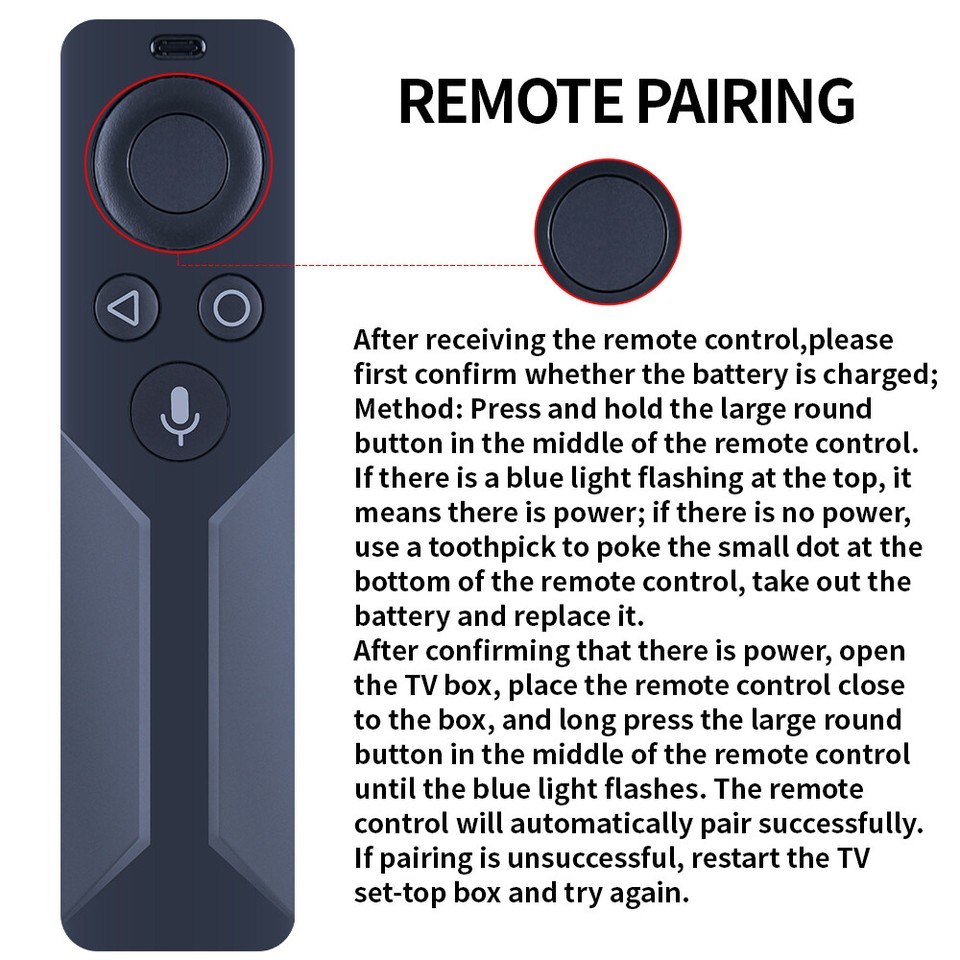 Voice Remote Control For Nvidia Shield 4K HDR Android Shield TV Pro -US ...