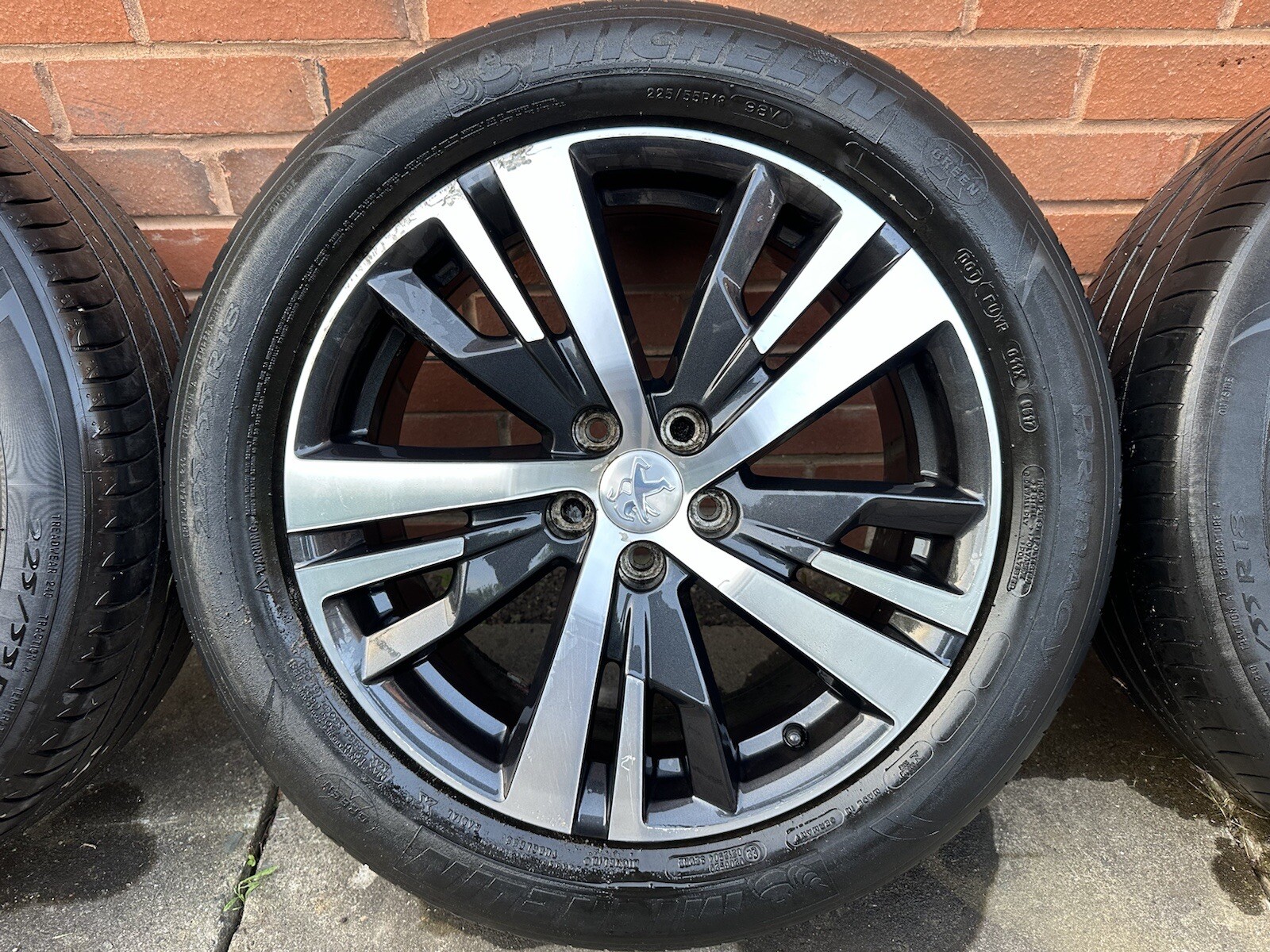 2019 PEUGEOT 3008/5008 GT LINE DETROIT ALLOY WHEELS 225/55R18 MICHELIN ...