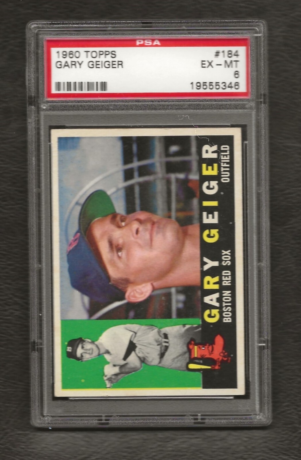 1960 Topps #184 Gary Geiger, Boston Red Sox, PSA 6, EX-MT! | eBay