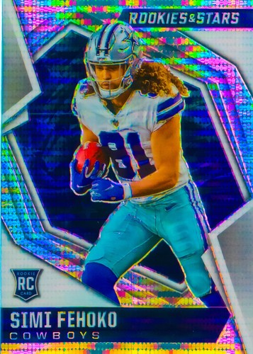 Simi Fehoko RC 2021 Rookies & Stars Silver Pulsar Prizm Holo Rookie ...