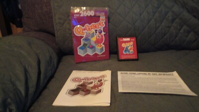 Atari 2600 & 7800 Q*Bert in box w/instructions | eBay