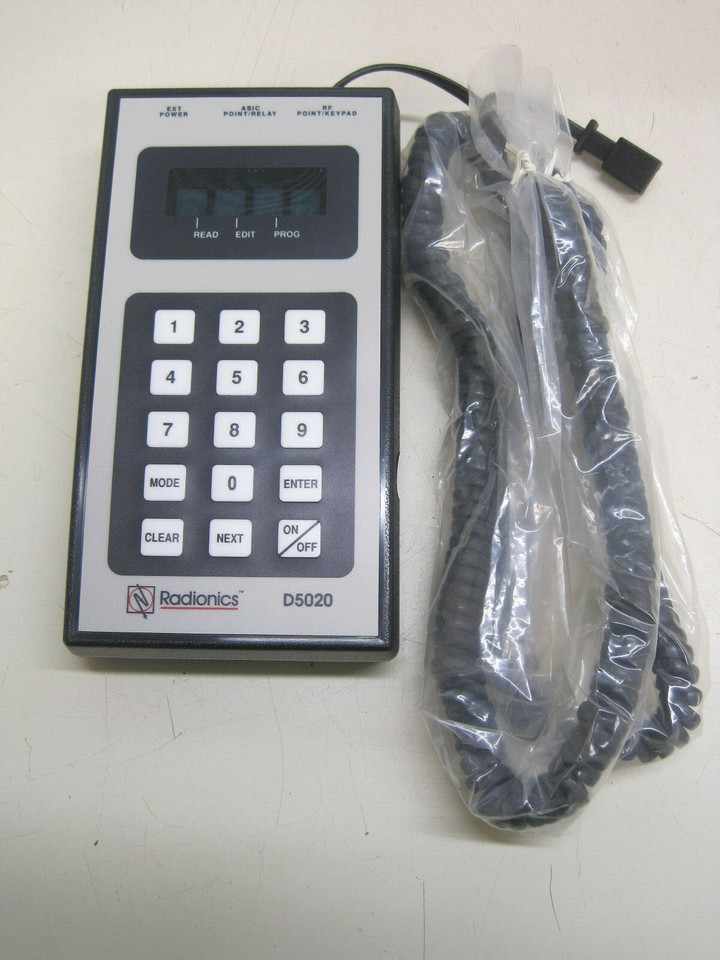 New Radionics D5020 ASIC/XMTR Programmer D5203 Cord RF Points For D7112 ...