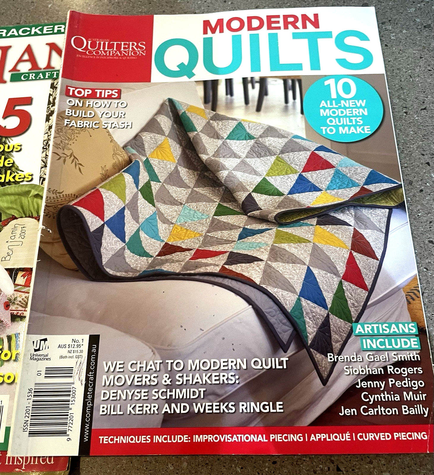 Patchwork & Quilting & Handmade Magazines X 5 Embroidery Christmas ...