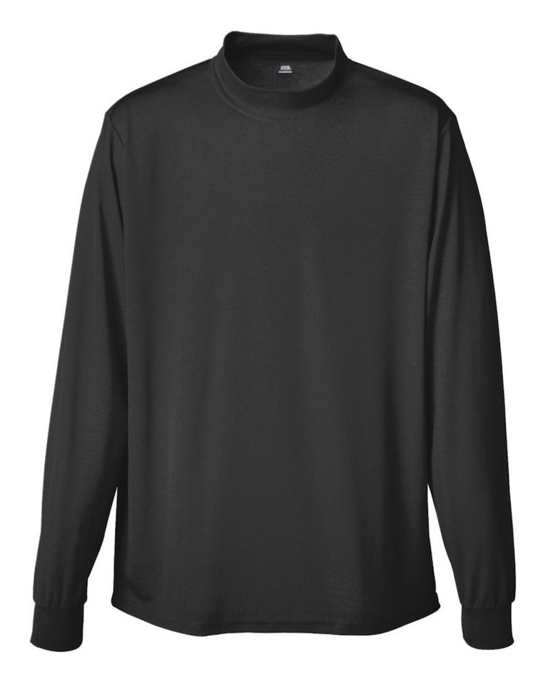 MEN'S PERFORMANCE MOCK TURTLENECK T-SHIRT, STAY COOL, COMFORTABLE, DRY ...