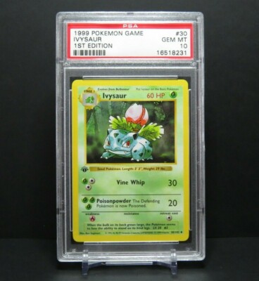 1st Edition Shadowless Ivysaur 30/102 - Base Set Pokemon Card (Mint ...