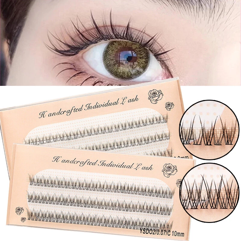 Individual False Eyelashes Before After