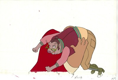 ROCK AND RULE ANIMATION CEL OF DIZZY AND TOAD RNR-1B-55 - EXTREMELY ...