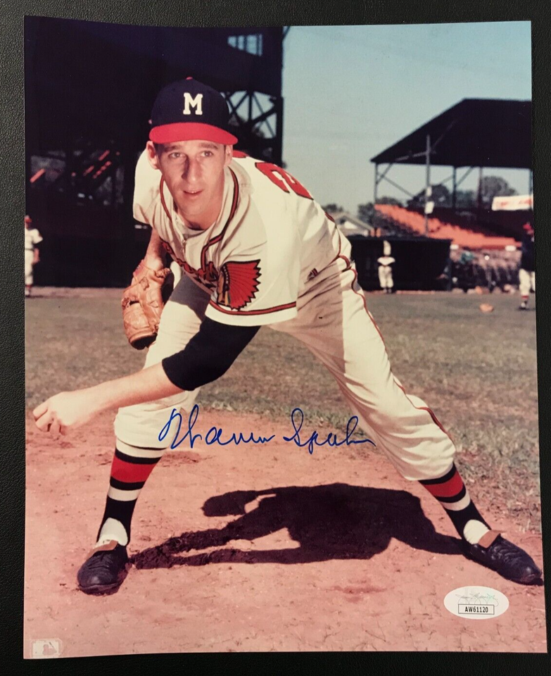 Warren Spahn Signed 8x10 Photograph JSA Cert w/COA MLB Braves #21 HOF ...