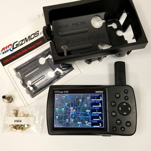 Garmin GPSMAP 496 Aviation GPS Tested Working with NEW Battery & Panel ...