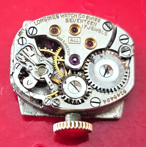 VINTAGE~LONGINES 4LL~17J SWISS WATCH MOVEMENT (RUNNING) | eBay