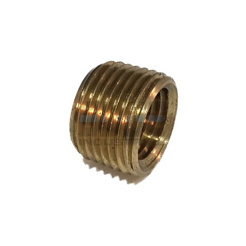 BRASS FACE BUSHING REDUCING NPT THREADS PIPE FITTING 3/8 MALE X 1/4 ...