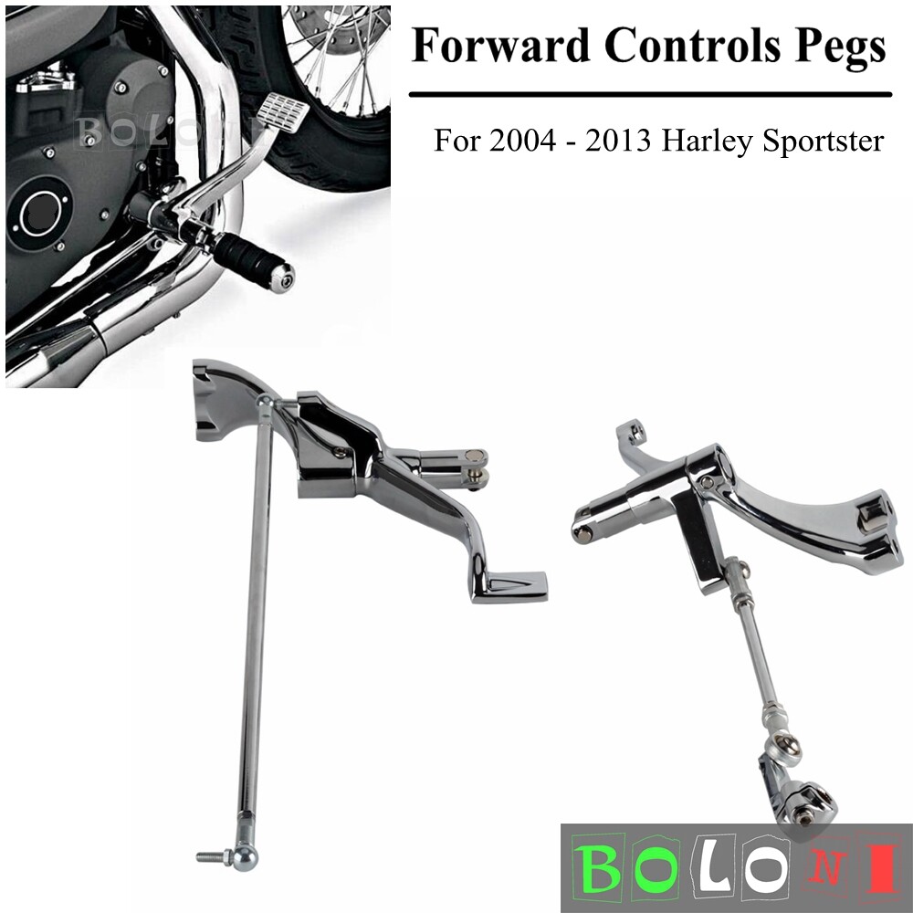 Motorcycle Forward Control Foot Peg Kit For Harley Sportster 1200 883 ...