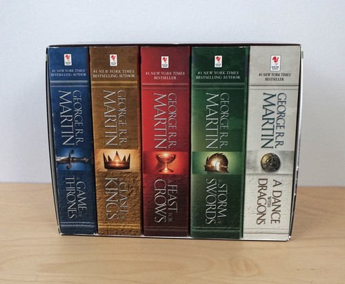 A Game of Thrones by George R. R. Martin 5 Book Paperback Set | eBay