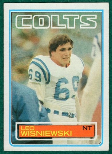 Leo Wisniewski - 1983 Topps #218 - Baltimore Colts Football Card | eBay
