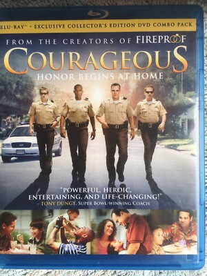 COURAGEOUS (2011 film) 2-Disc Blu-ray/DVD Collector's Edition Combo Pack | eBay Australia
