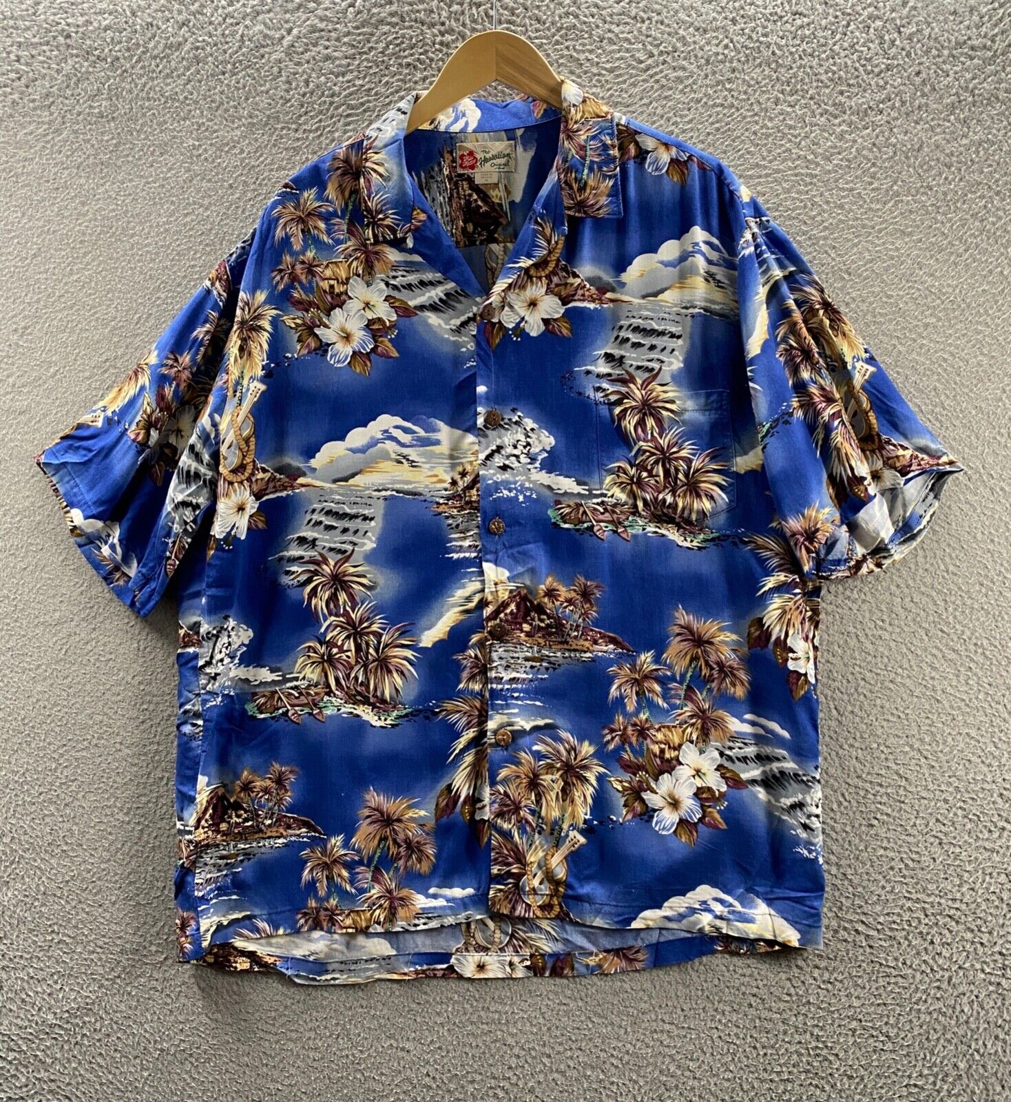 Hilo Hattie The Original Hawaiian Shirt Men Extra Lar… Gem