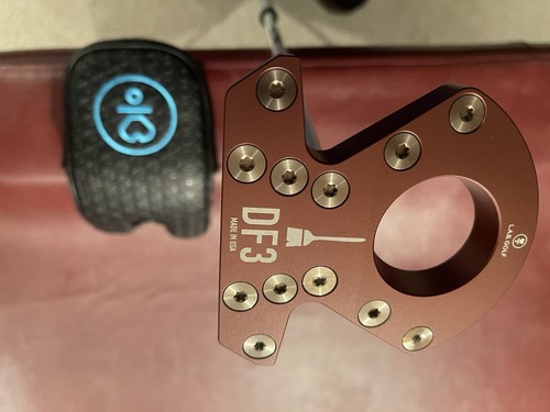 Lab Golf DF3 CAPPUCCINO Broomstick 45" 79.5* Lie Putter Accra White B ...