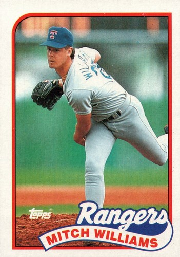 1989 Topps # 411 Mitch Williams Texas Rangers | eBay