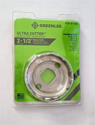 [Greenlee 925-2-1/2] 2.5" Hole Ultra Cutter for Steel 2 1/2 Inch D HSS ...