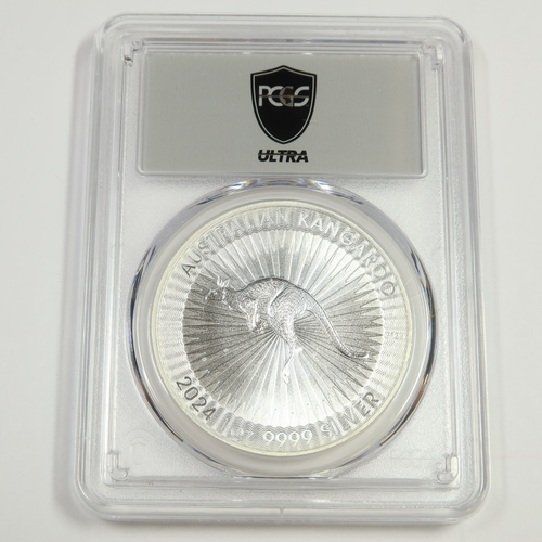 2024 PCGS ULTRA MS70 - AUSTRALILA - 1 oz Silver Kangaroo P125 Coin ...