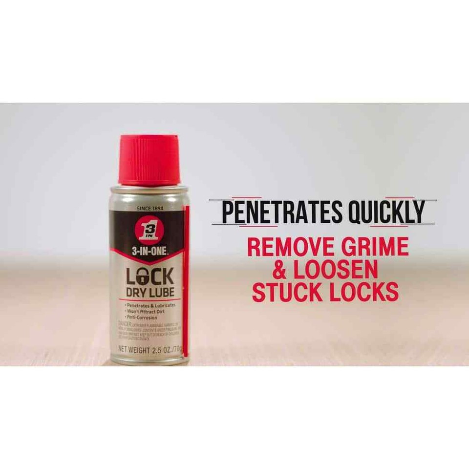 3-IN-ONE Lock Lube 2.5 oz. (2-Pack) | eBay