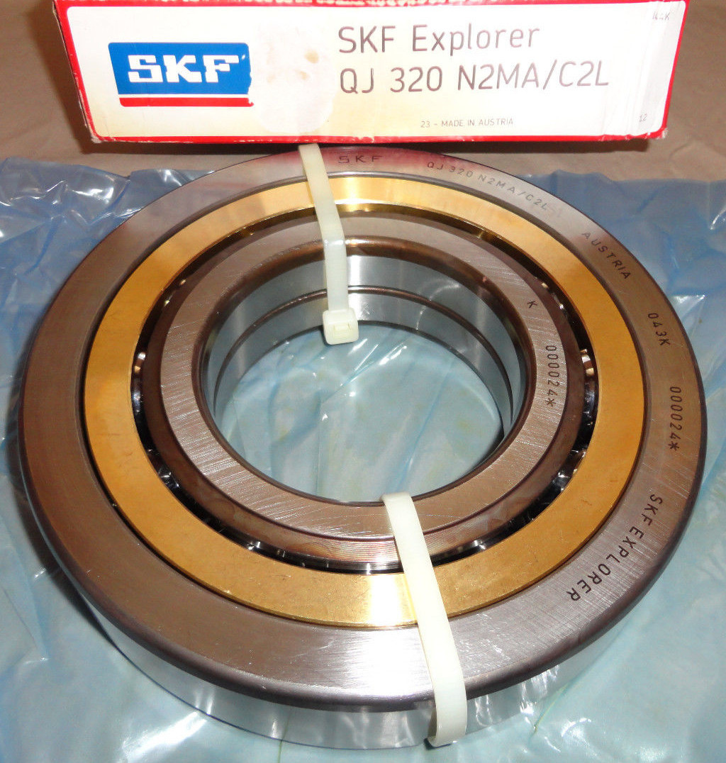 SKF QJ 320 N2MA/C2L Angular Contact Ball Bearing QJ320N2MA/C2L NEW | eBay
