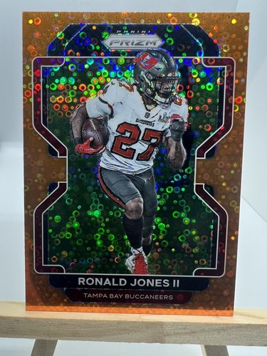 2021 Panini Prizm Ronald Jones II Orange Disco Prizm Tampa Bay ...