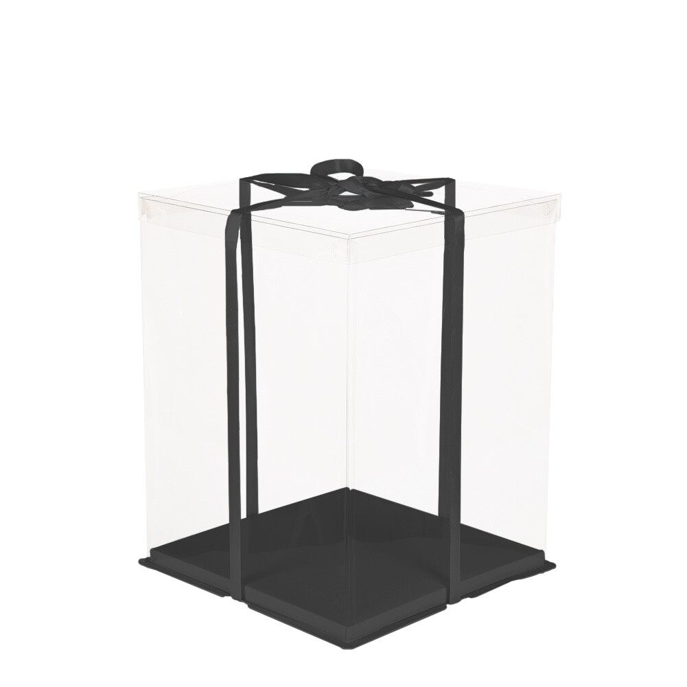 Large Clear PVC Gift Box Cakes Candy Packaging Wedding Favors ...