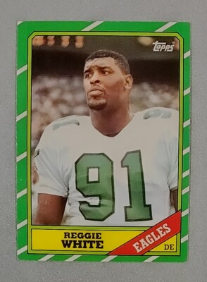 1986 Topps Reggie White Rookie #275 Philadelphia Eagles, Green Bay ...
