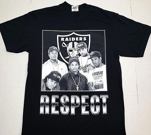 Raider Nation T-shirt Raiders Respect NWA Tee Men's New | eBay