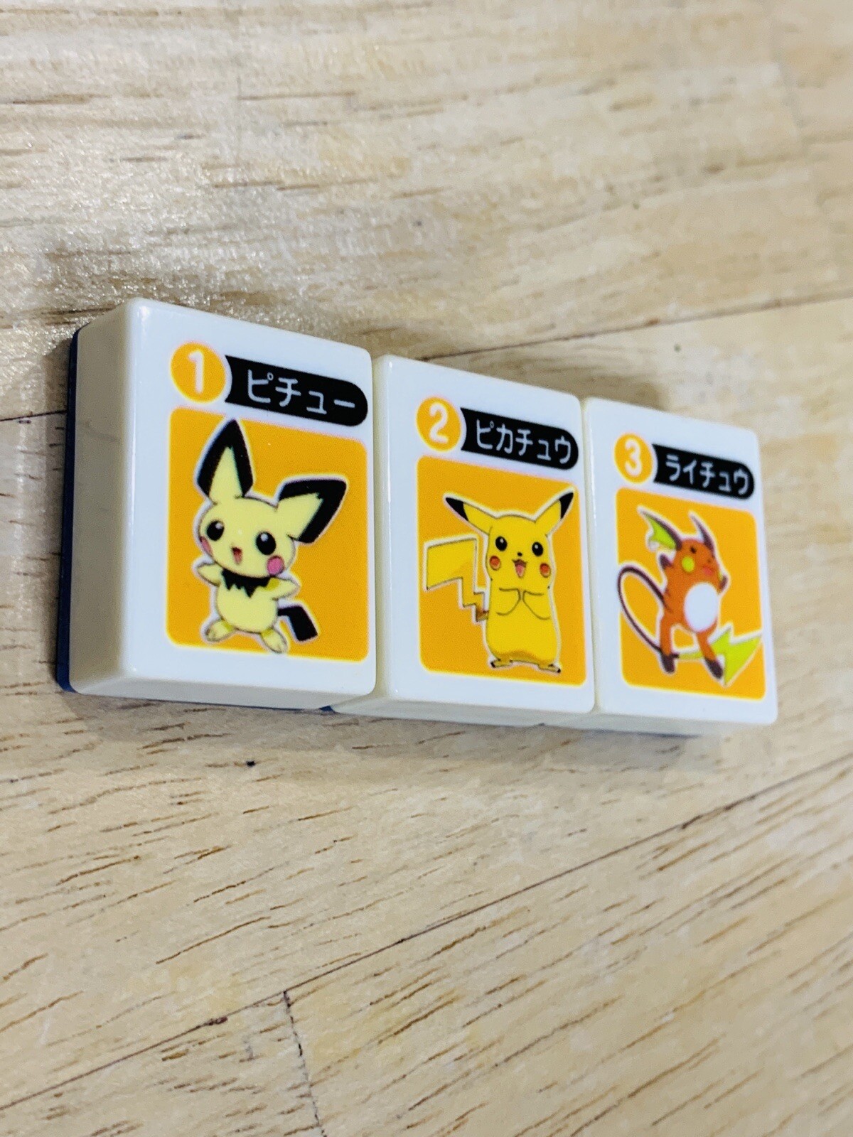 Pichu Pikachu Raichu Pokemon mahjong tiles Nintendo From Japan FG-5 | eBay