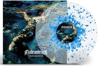 Malevolence Malicious Intent Crystal Clear w/ Sky Blue Splatter (Vinyl ...