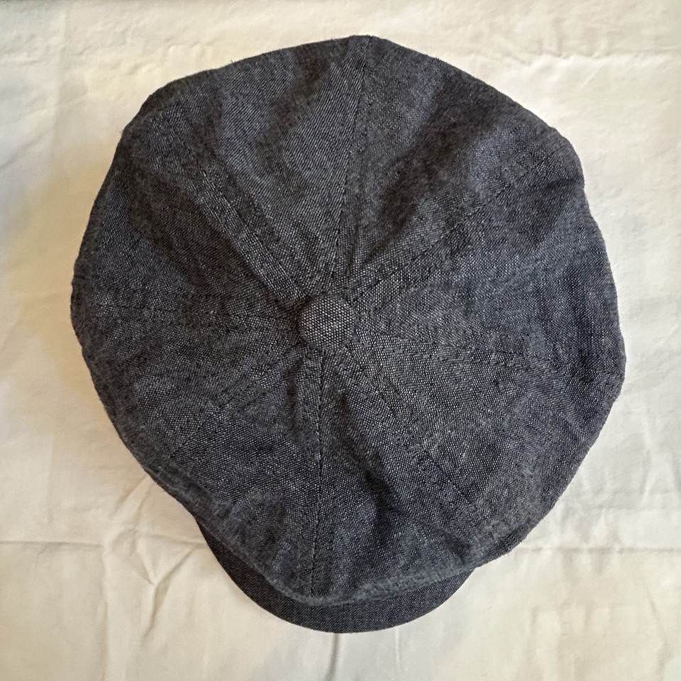 Stetson Linen Blend Newsboy Cap Gray Large Gatsby Baker Boy Hat | eBay