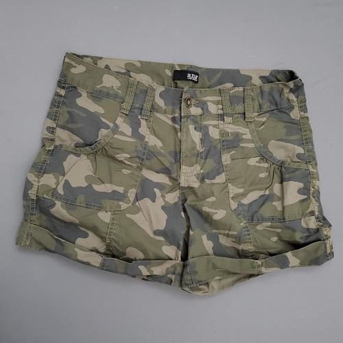ANA Shorts Womens Size 4 Cuffed Mid Rise Lightweight Camo Camouflage ...