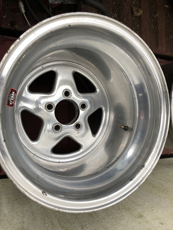 15 X 15 Weld Pro Star Wheels chevy bolt Pattern . Wheels Only Tyres Not ...
