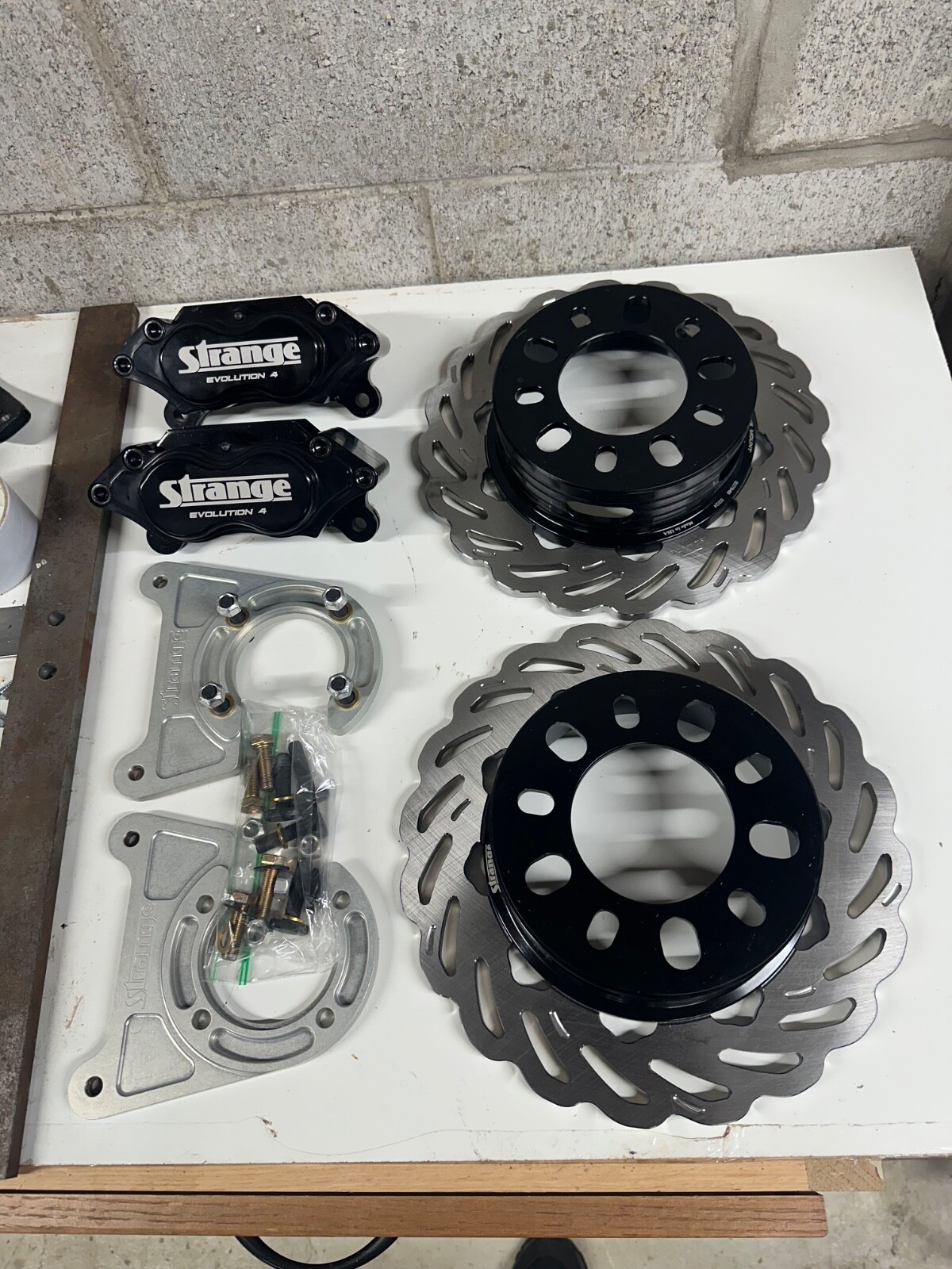 Strange Engineering Evolution Drag Race Rear Disc Brake Kit GM 3.150 ...