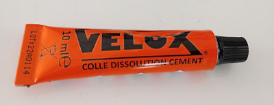 Colle à rustine dissolution VELOX tube 10ml réparation chambre à air ...