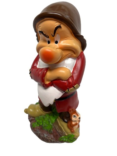 Individual Grumpy Garden Statue Disney Snow White & Seven Dwarfs 2023 Rare | eBay