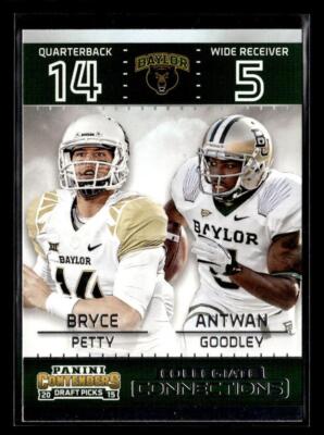 2015 Panini Contenders Draft Picks #11 Bryce Petty / Antwan Goodley ...