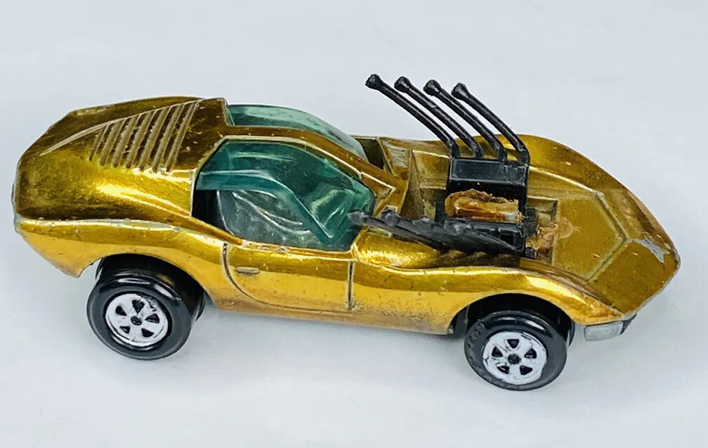 Johnny Lightning 1970 Topper Vicious Vette Shiny Shiny Gold | eBay